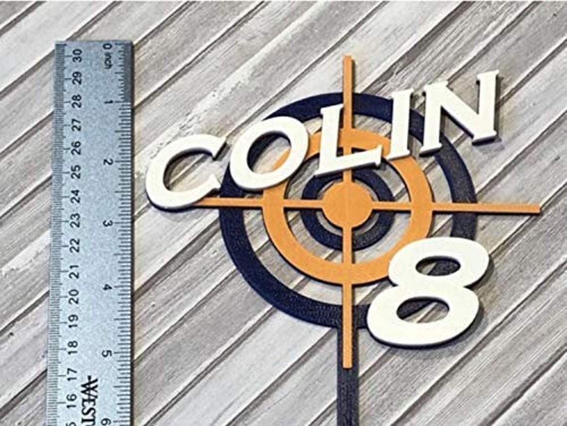 Target Personalized Cake Topper - Etsy