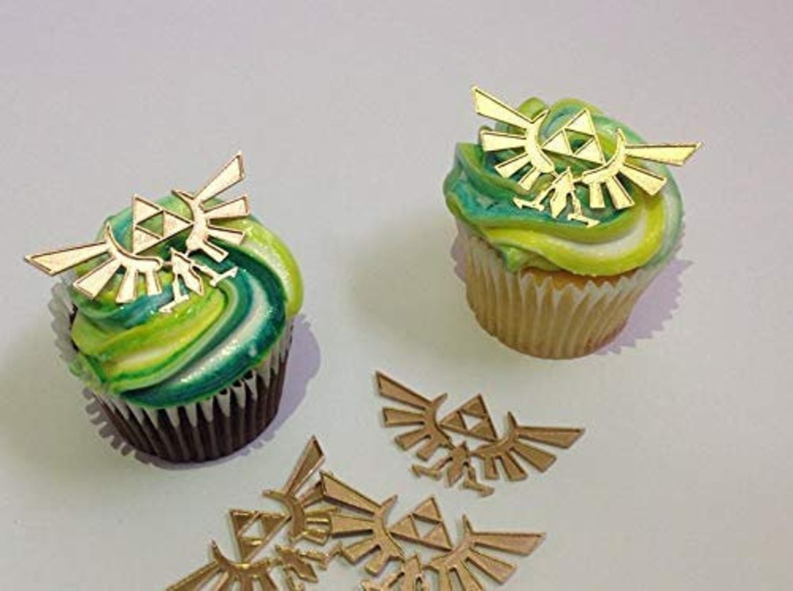 Zelda Master Sword Personalized Cake Topper and Zelda Crest | Etsy