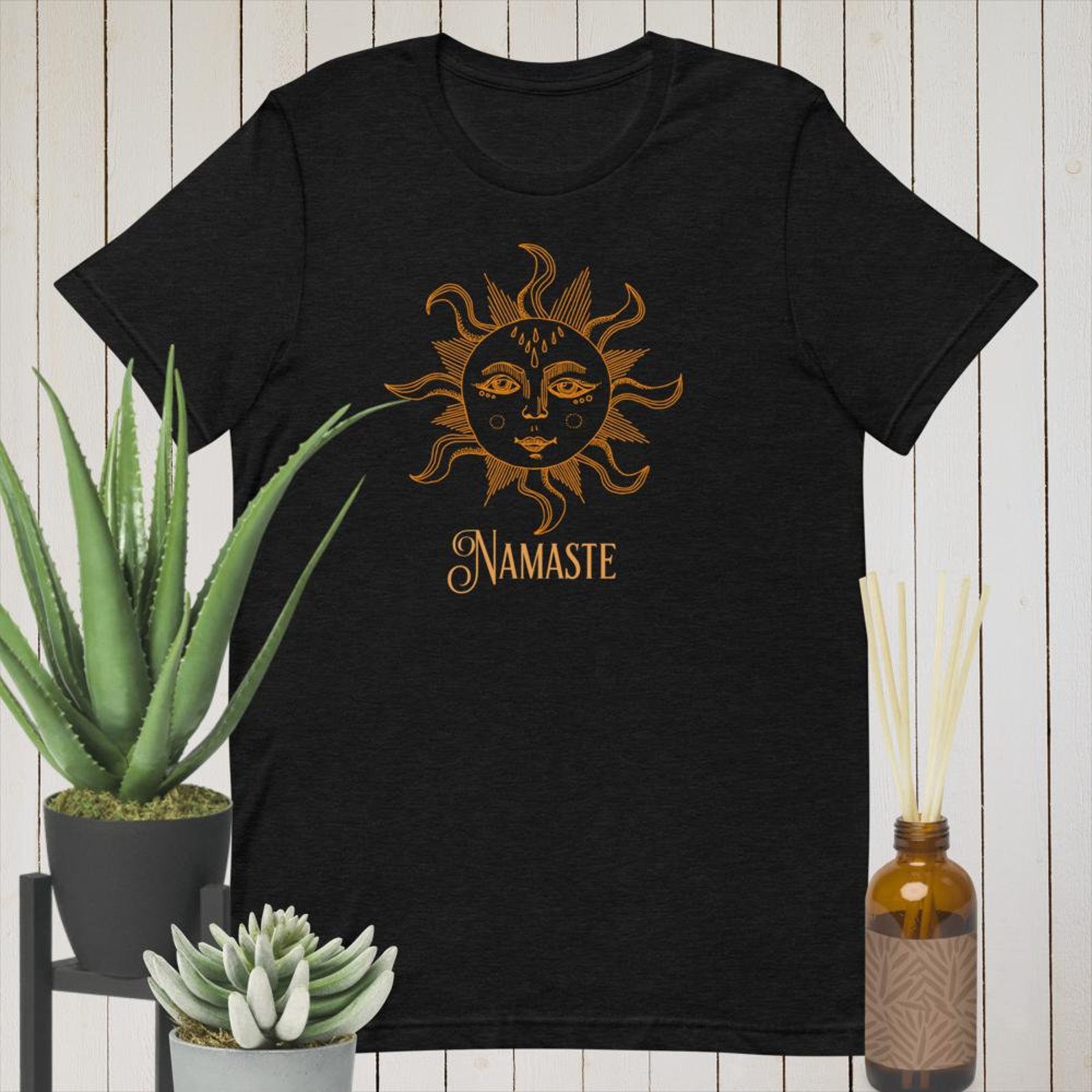 Namaste Sun Tshirt Namaste Tshirt Yoga Tshirt Yogi Tshirt - Etsy UK