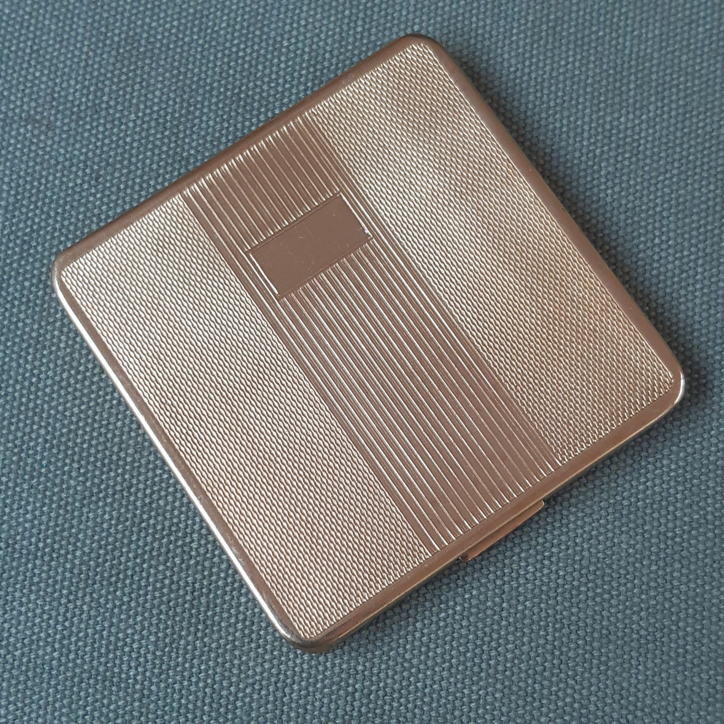 KIGU Gold Vintage Compact, Square Compact, Gold Compact, Antique ...
