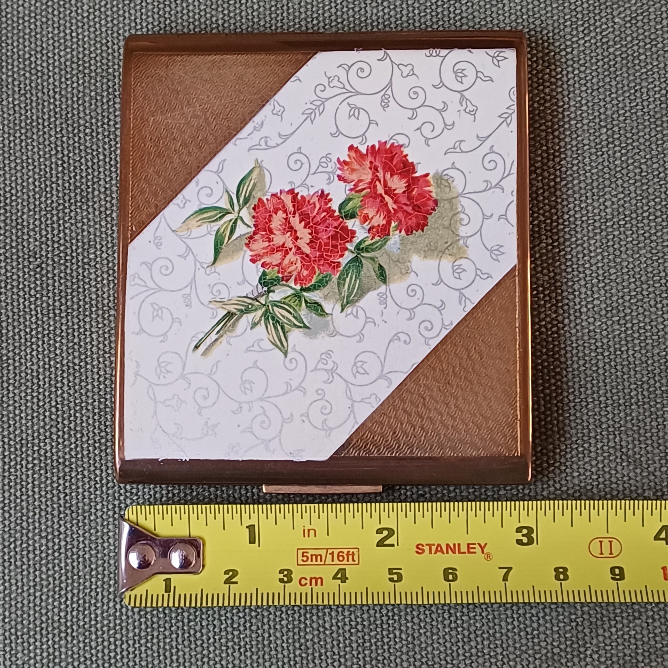 STRATTON Compact, Vintage Compact, Antique Compact, Floral Compact ...