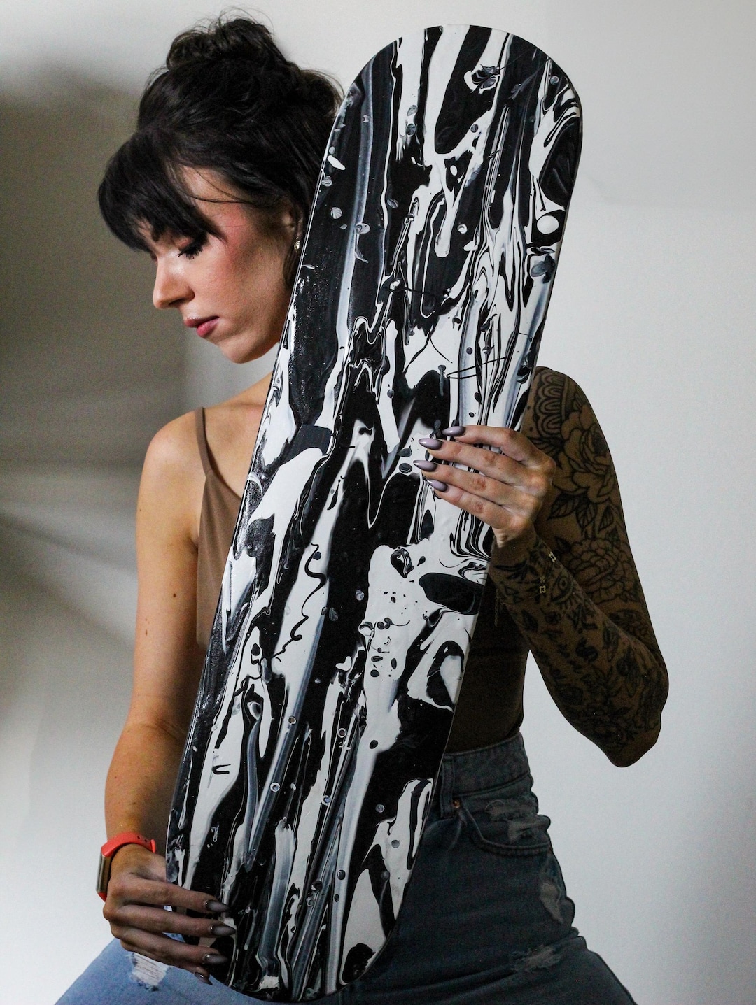 Special Edition, Painted Skateboard, Liquid Drip - Etsy