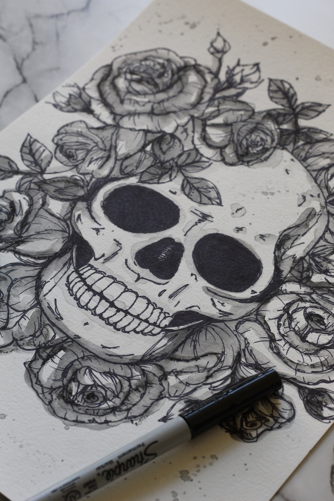 Skulls N' Roses - Etsy