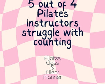 Reformer Pilates Class Planner Template Printable Journal Notes ...