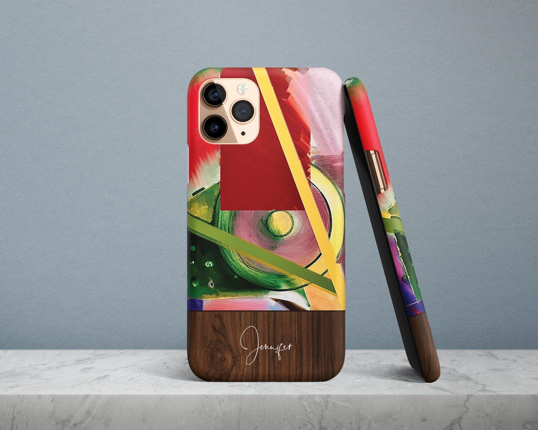 Custom Abstract Canvas Phone Case for iPhone 15, 14, 13 Pro Max, iPhone ...