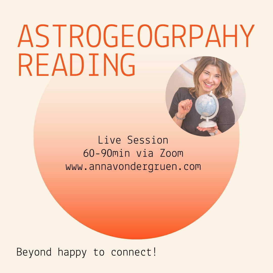 Astrocartography Reading - Etsy