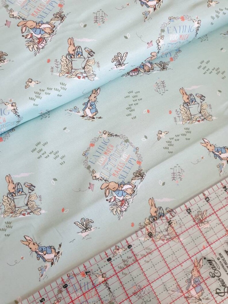 Peter Rabbit and Friends 100% Cotton Fabric Licensed fat - Etsy UK