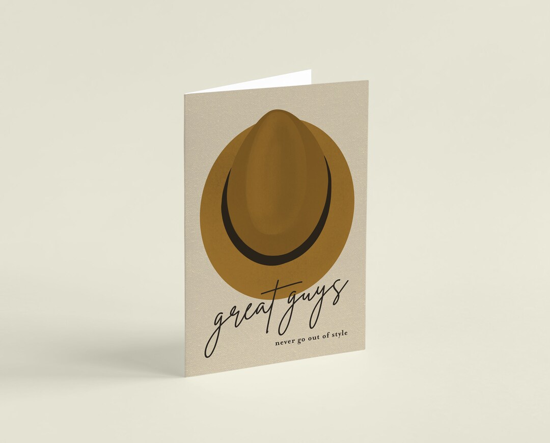 Fedora Printable Birthday or Father's Day Card | INSTANT DOWNLOAD ...