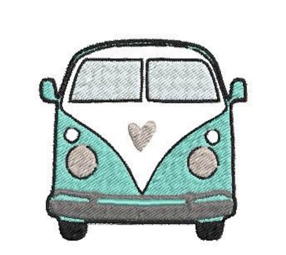 Vintage VW Embroidery File - Etsy