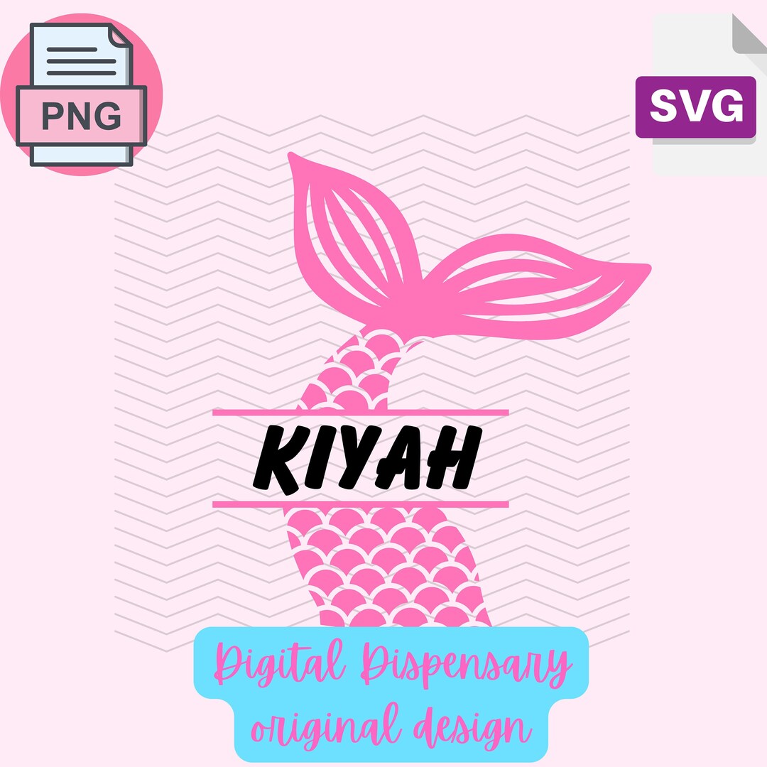 Mermaid Tale PNG & SVG File Trendy Sublimation File - Etsy Australia