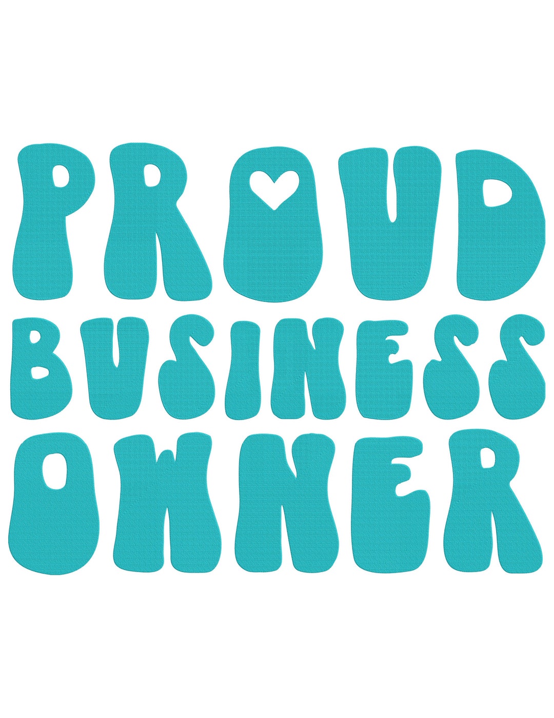 Proud Business Owner Embroidery File - Etsy
