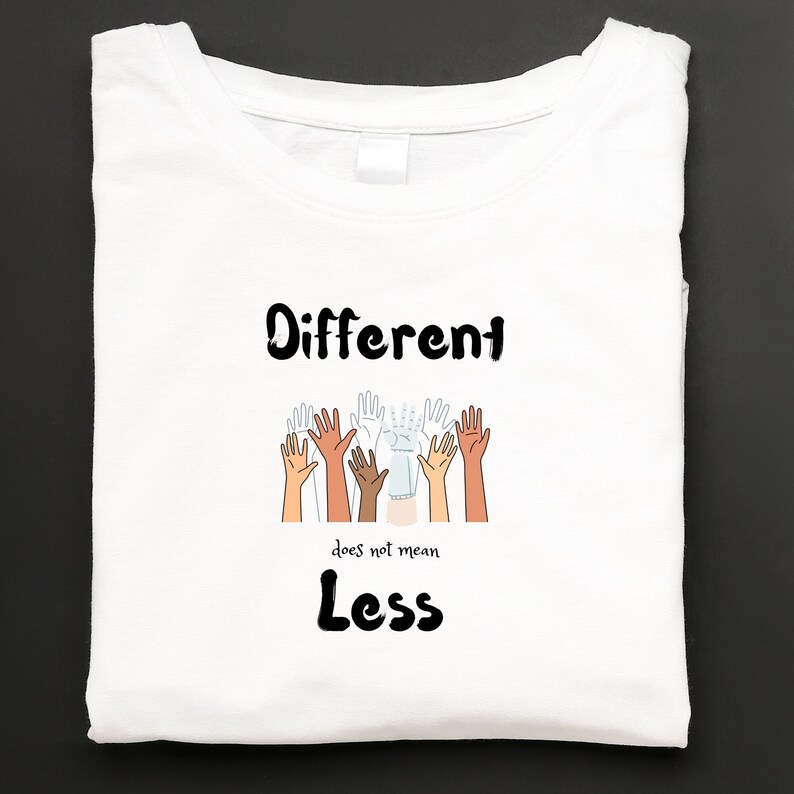 Different Does Not Mean Less Show of Hands, Different is Cool, Mental ...