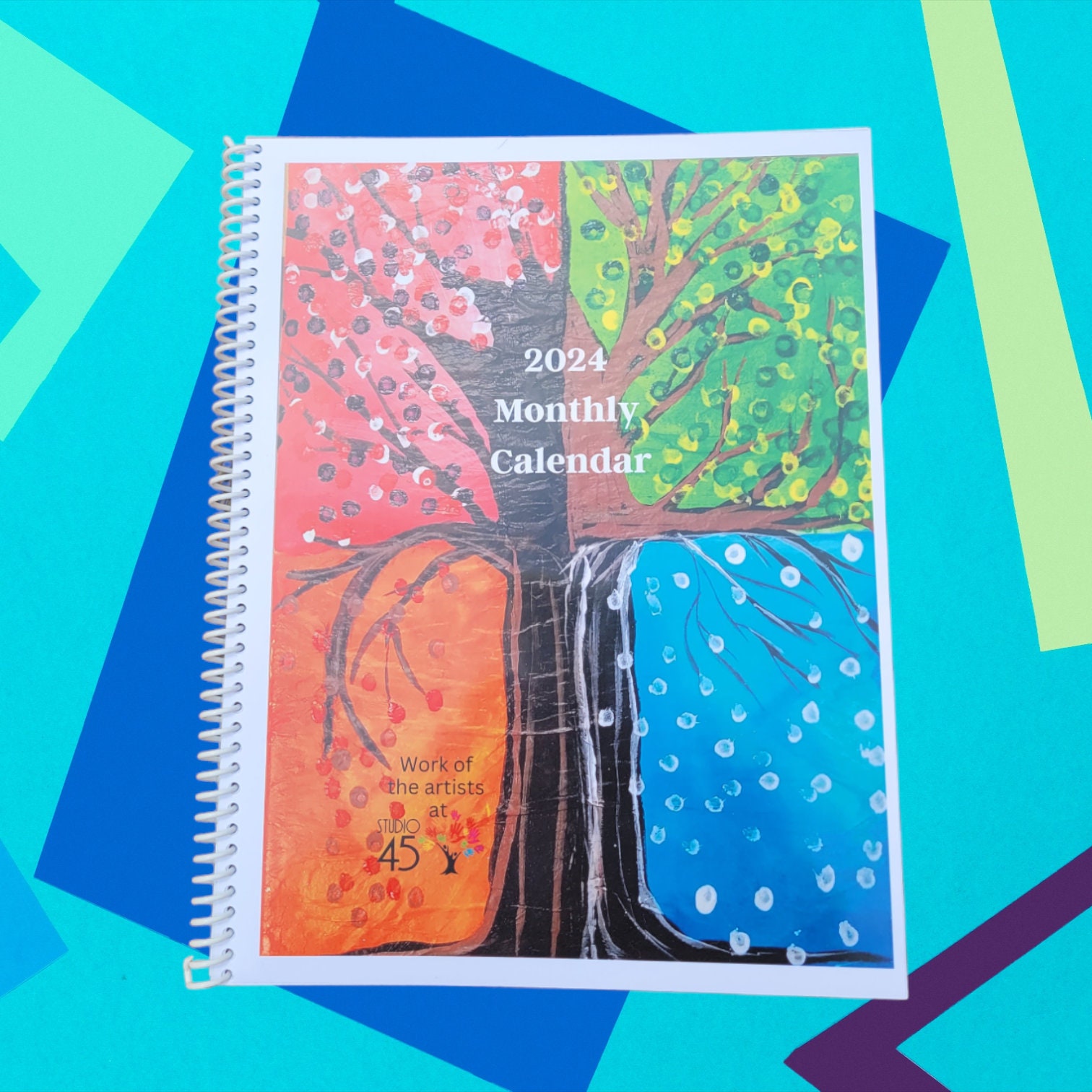 2024 Empowerment Art Calendar, Studio 45 Artists Desktop Book-style ...