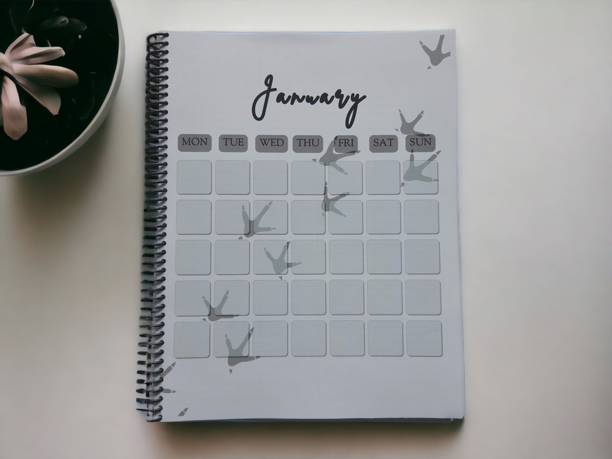 Darkly Elegant Edgar Allan Poe Inspired Schedule Work Planner 8am to ...