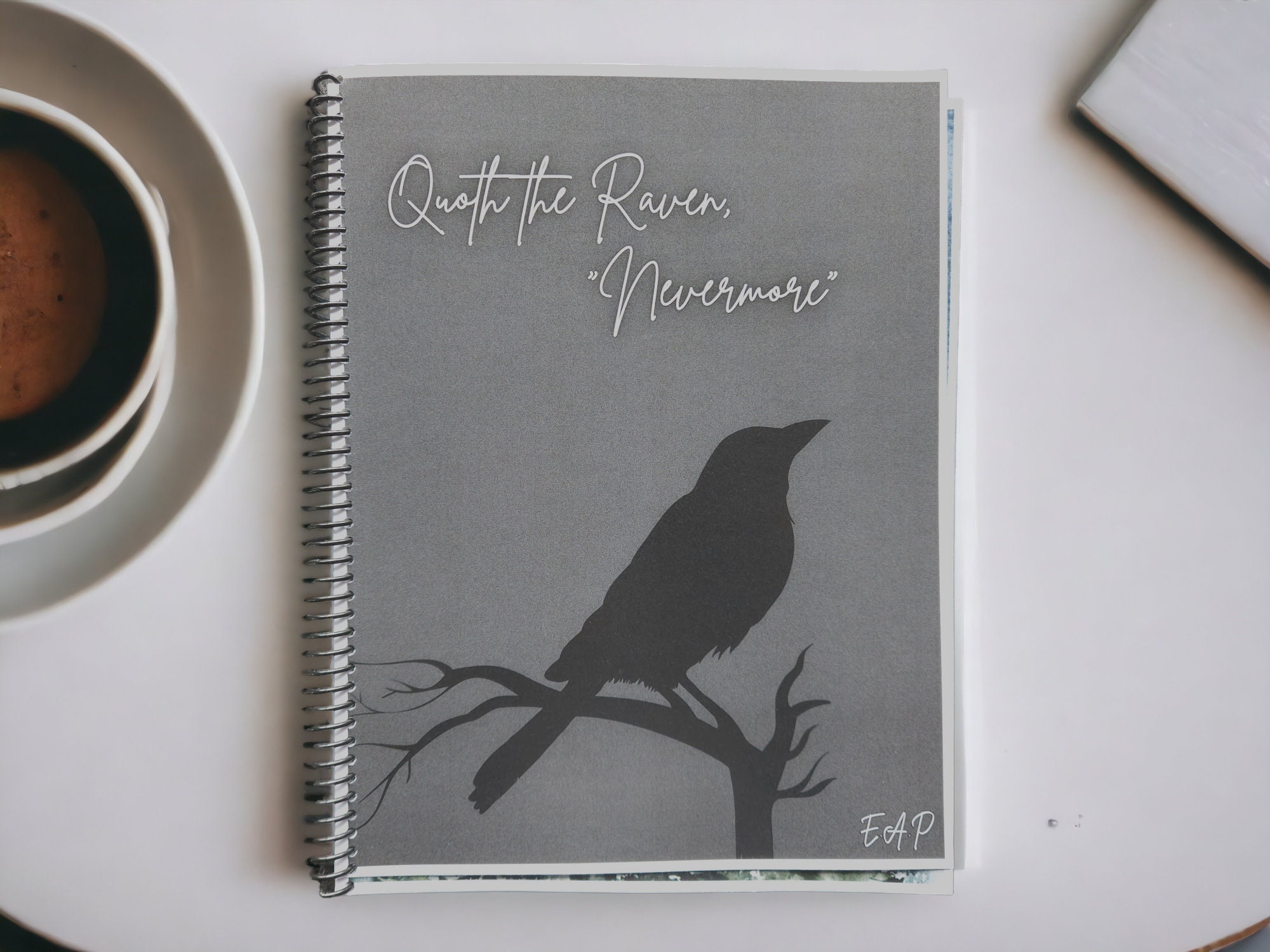 Darkly Elegant Edgar Allan Poe Inspired Schedule Work Planner 8am to ...