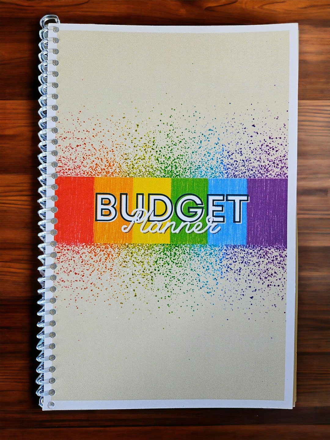 Rainbow-themed Monthly Budget Planner - Etsy