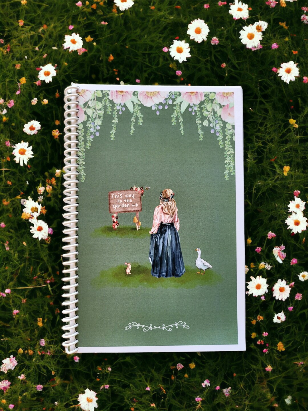 Cottage Core Notebook With Quotes - Etsy