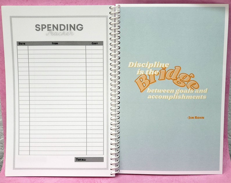 Monthly Budget Planner, Spending Tracker Notebook, Money Budgeting Tool ...