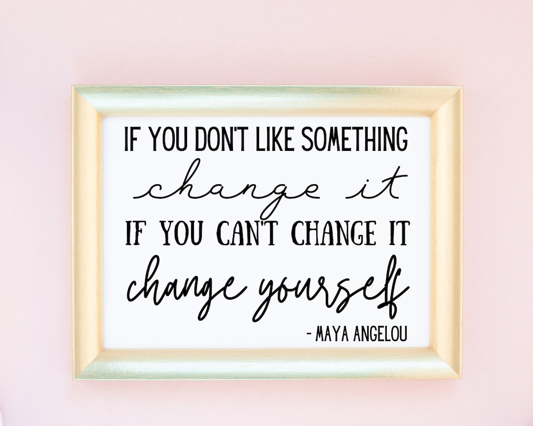 Maya Angelou Quote, Printable Wall Art, DIY Digital Print 10x8" Size - Etsy