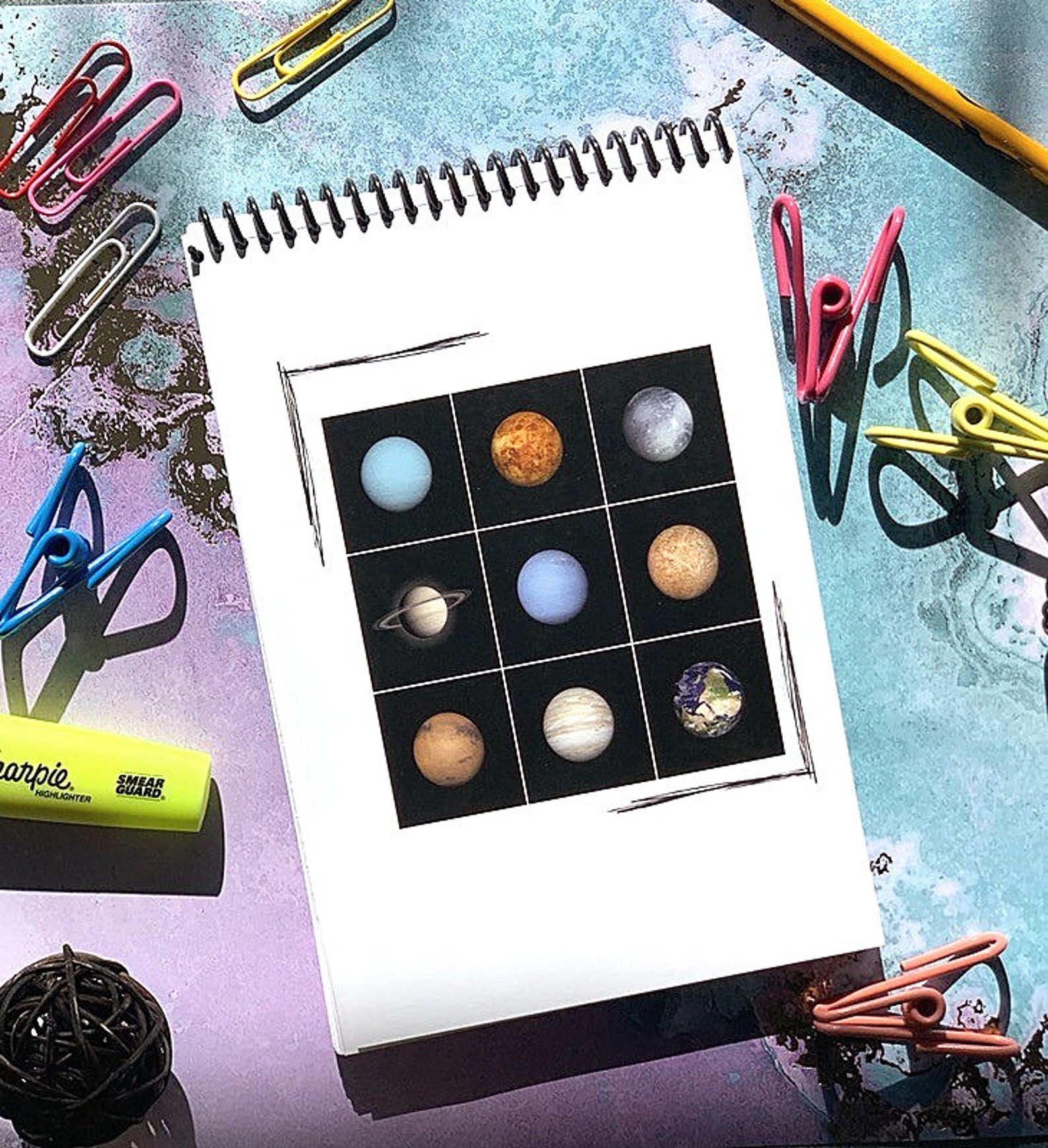 Solar System Notebook - Lined Notebook - Blank Journal- Outer Space ...