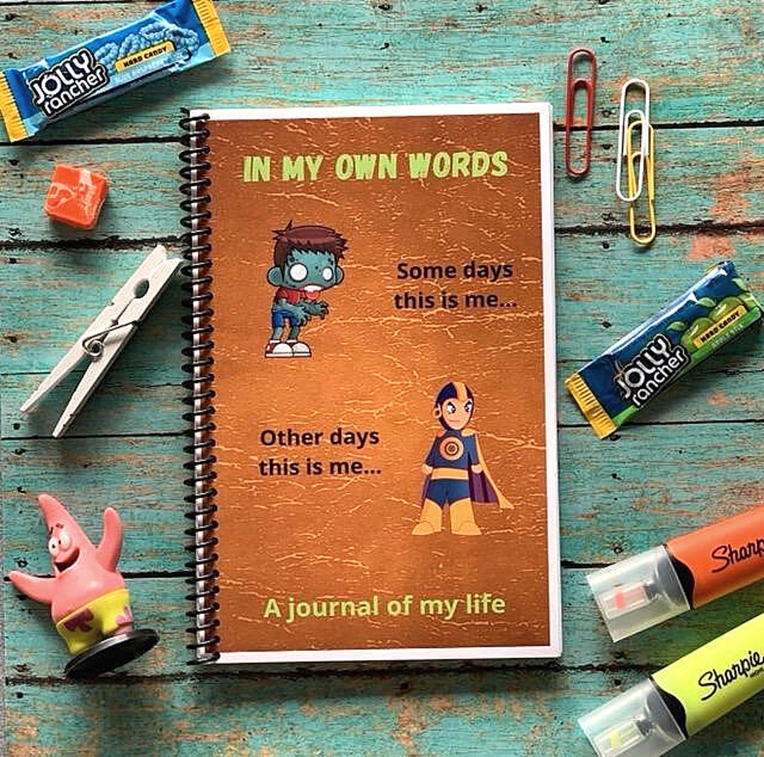 Superhero Journal- Journal for Boys- Gratitude Journal for Boys ...