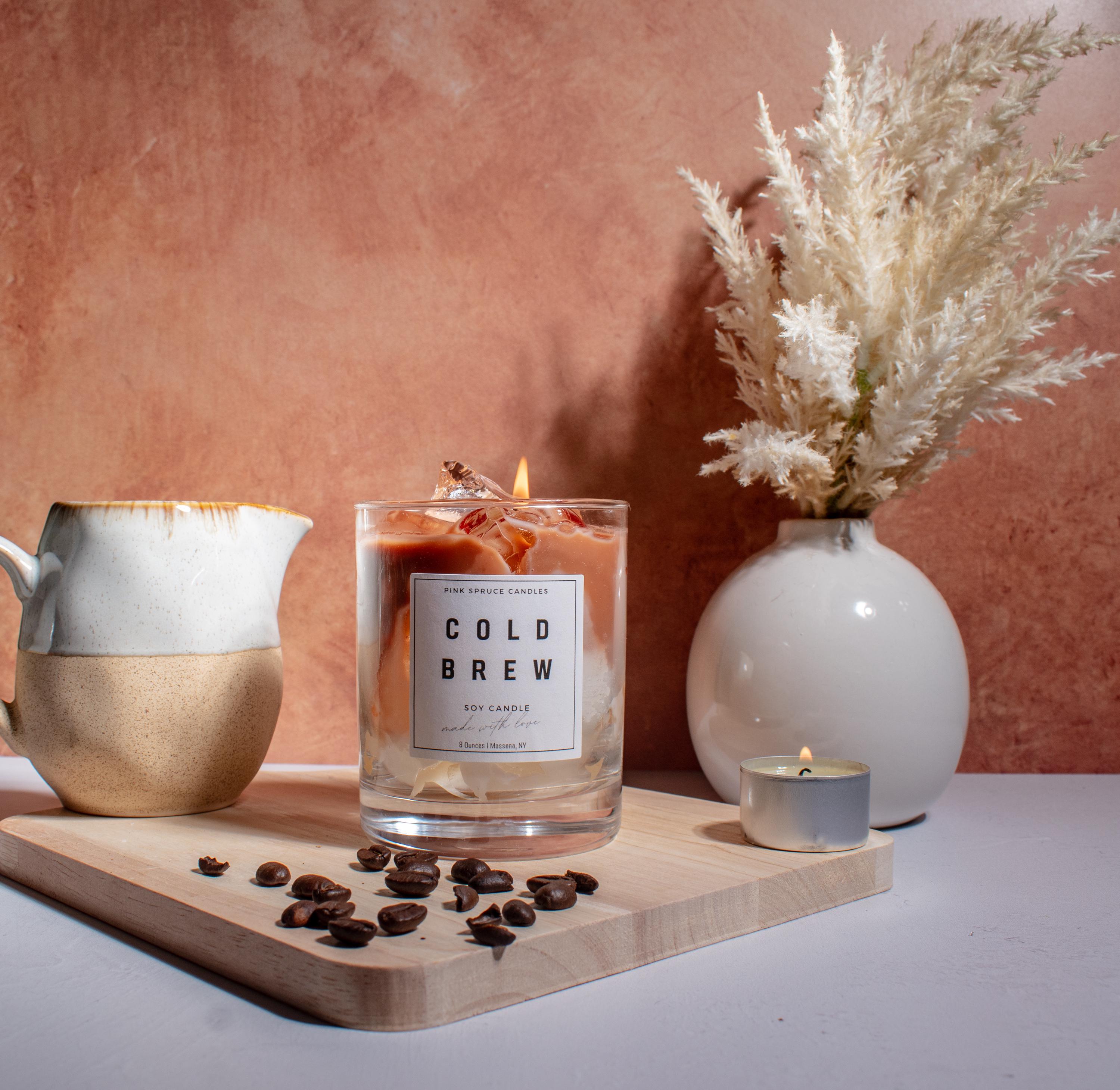 Coffee Candle, Iced Coffee Candle, Cold Brew, Cold Brew Coffee Candle ...
