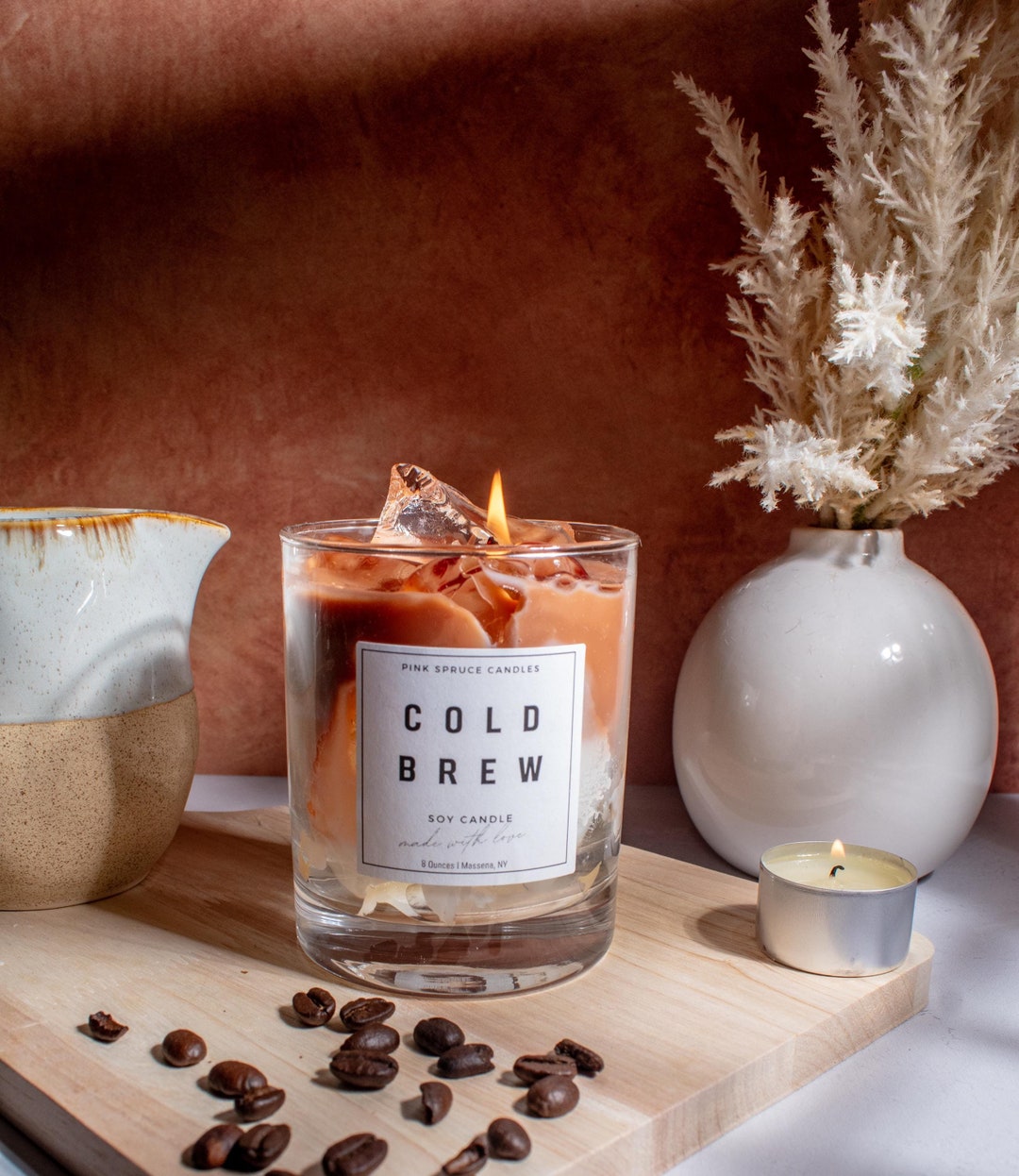 Coffee Candle, Iced Coffee Candle, Cold Brew, Cold Brew Coffee Candle ...