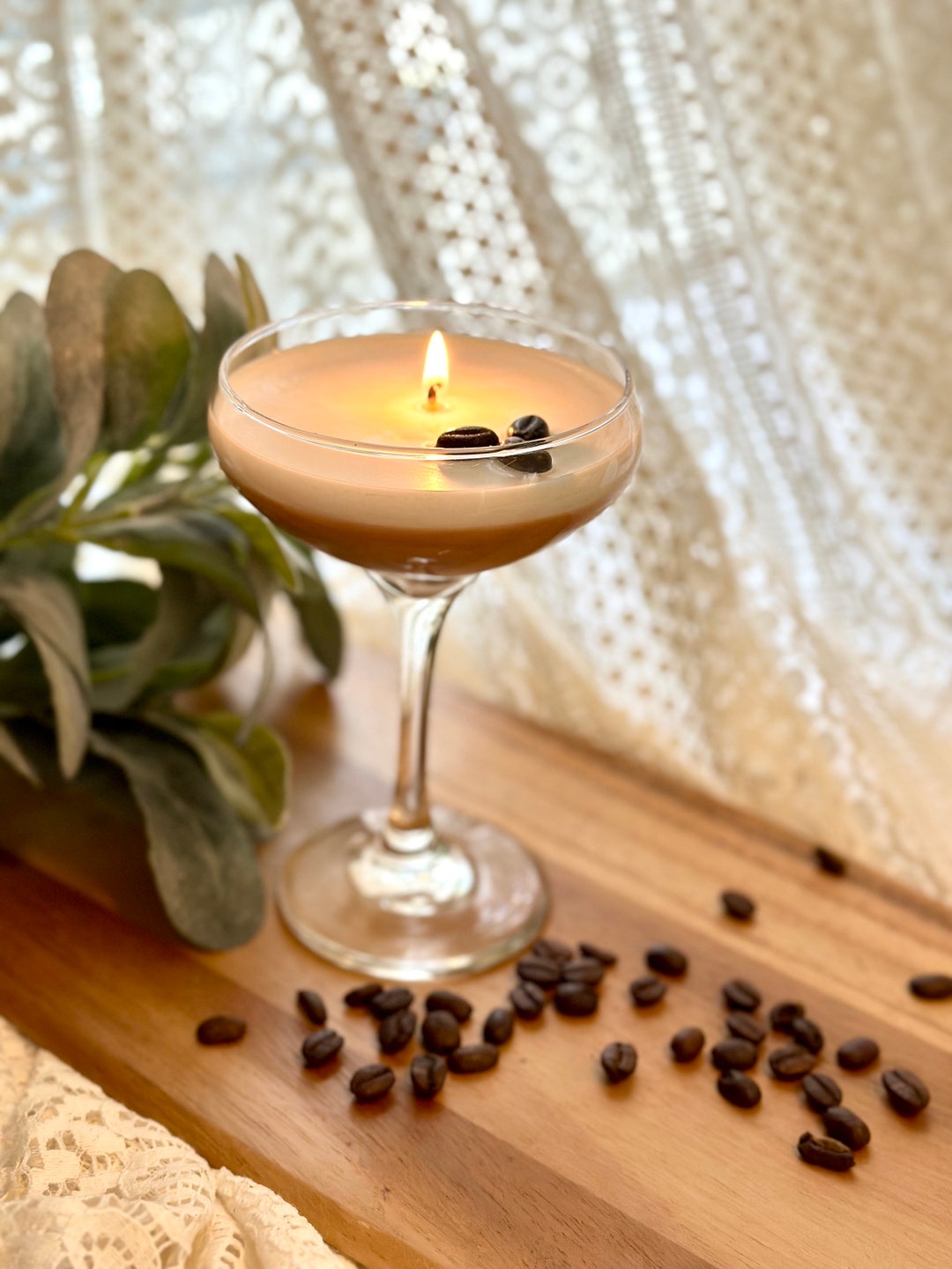 Espresso Martini Candle, Candle, Coffee Scented, Soy Wax Candle ...