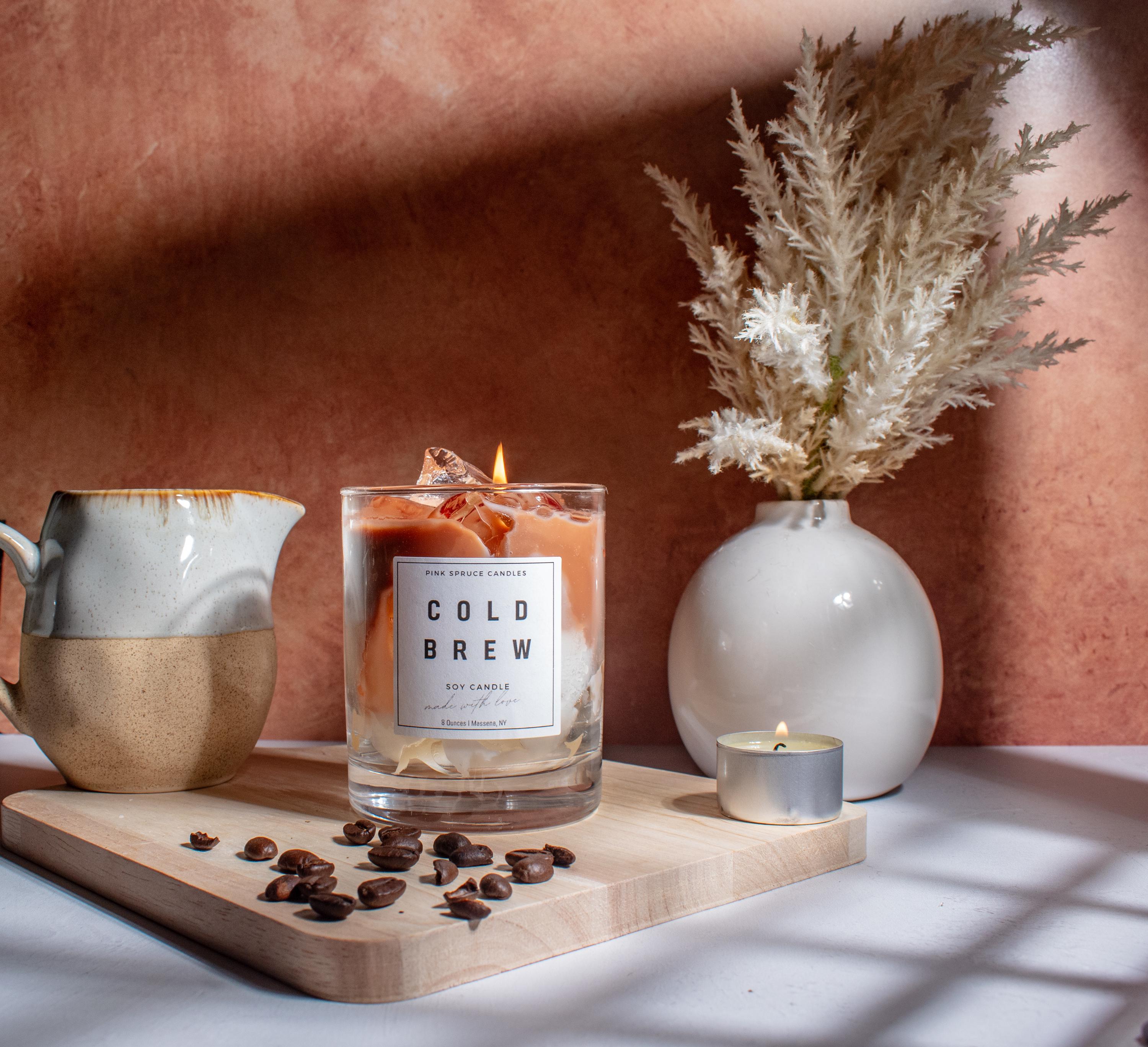 Coffee Candle, Iced Coffee Candle, Cold Brew, Cold Brew Coffee Candle ...