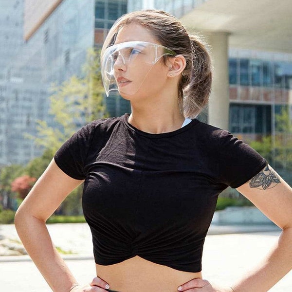 Glasses Face Shield - Etsy