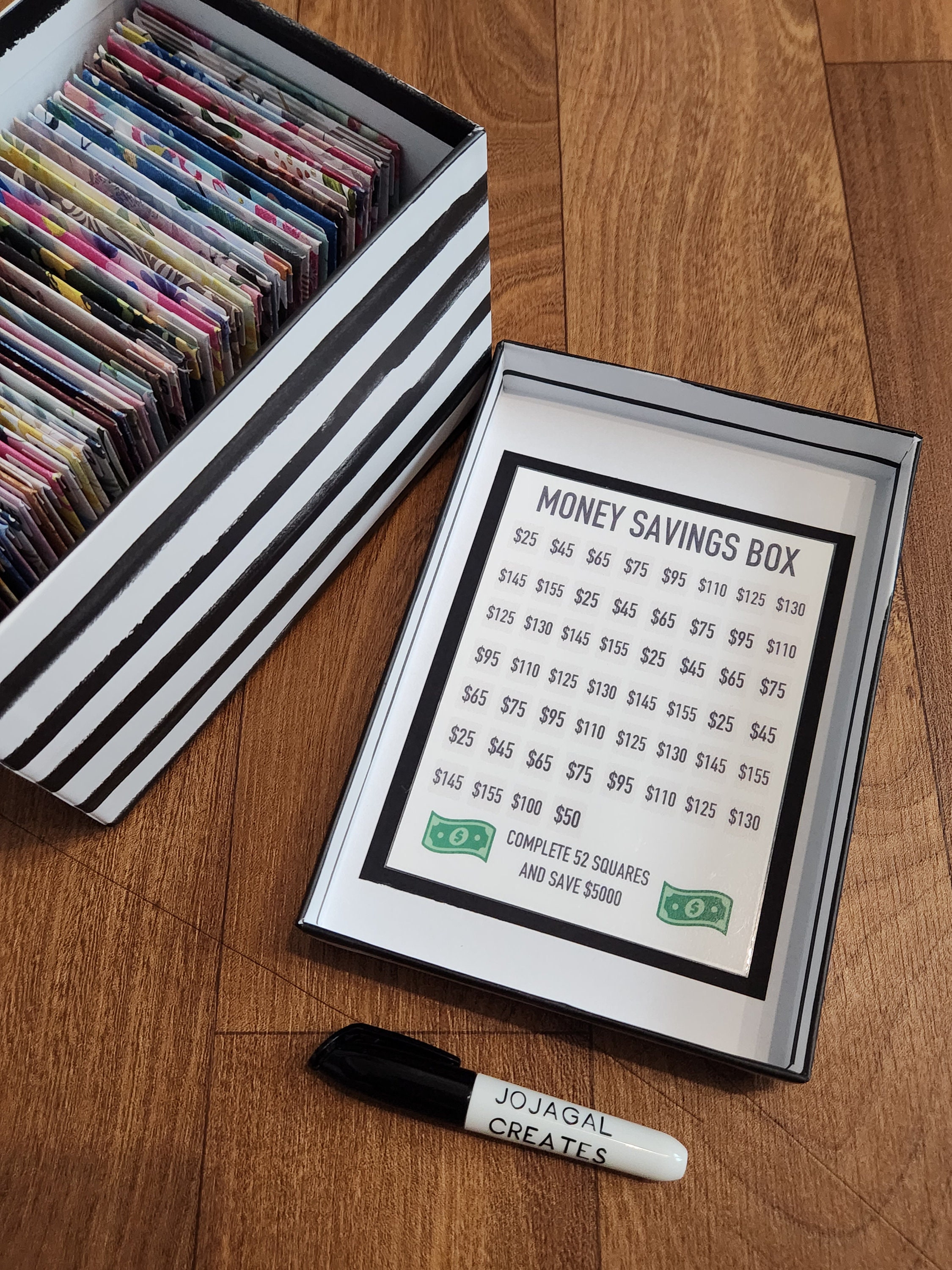 5k Money Savings Challenge 52 Envelopes - Etsy