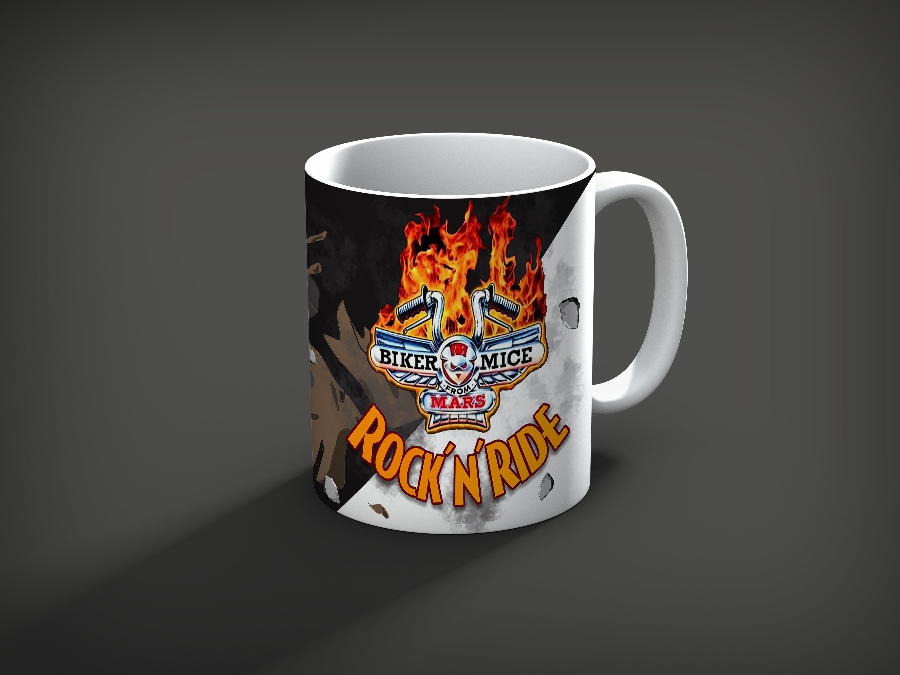 Biker Mice From Mars Mug – Retro 90s Cartoon Coffee Cup, Personalized ...