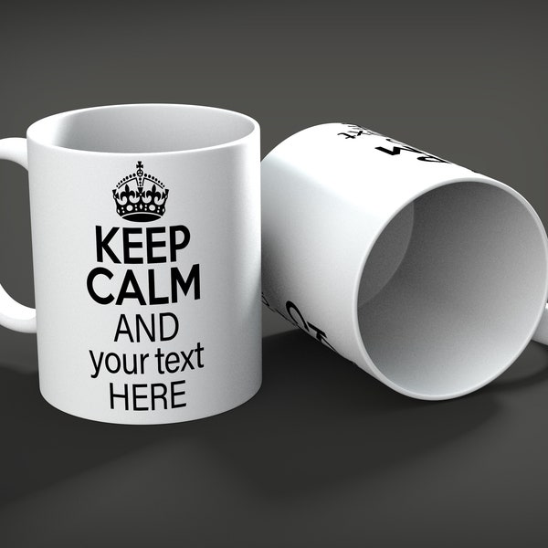 Keep Calm Mug - Etsy