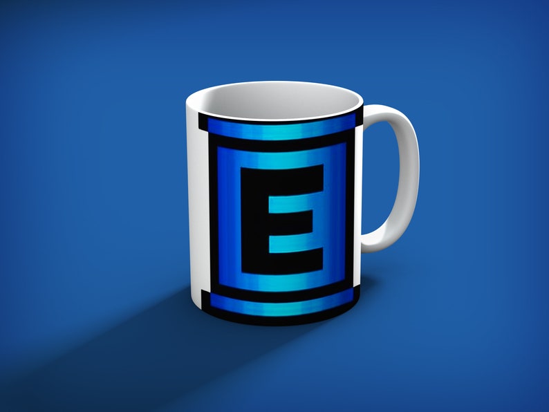 Mega Man Etank Mug - Mega Man Mug - Mega Man Classic - Etsy