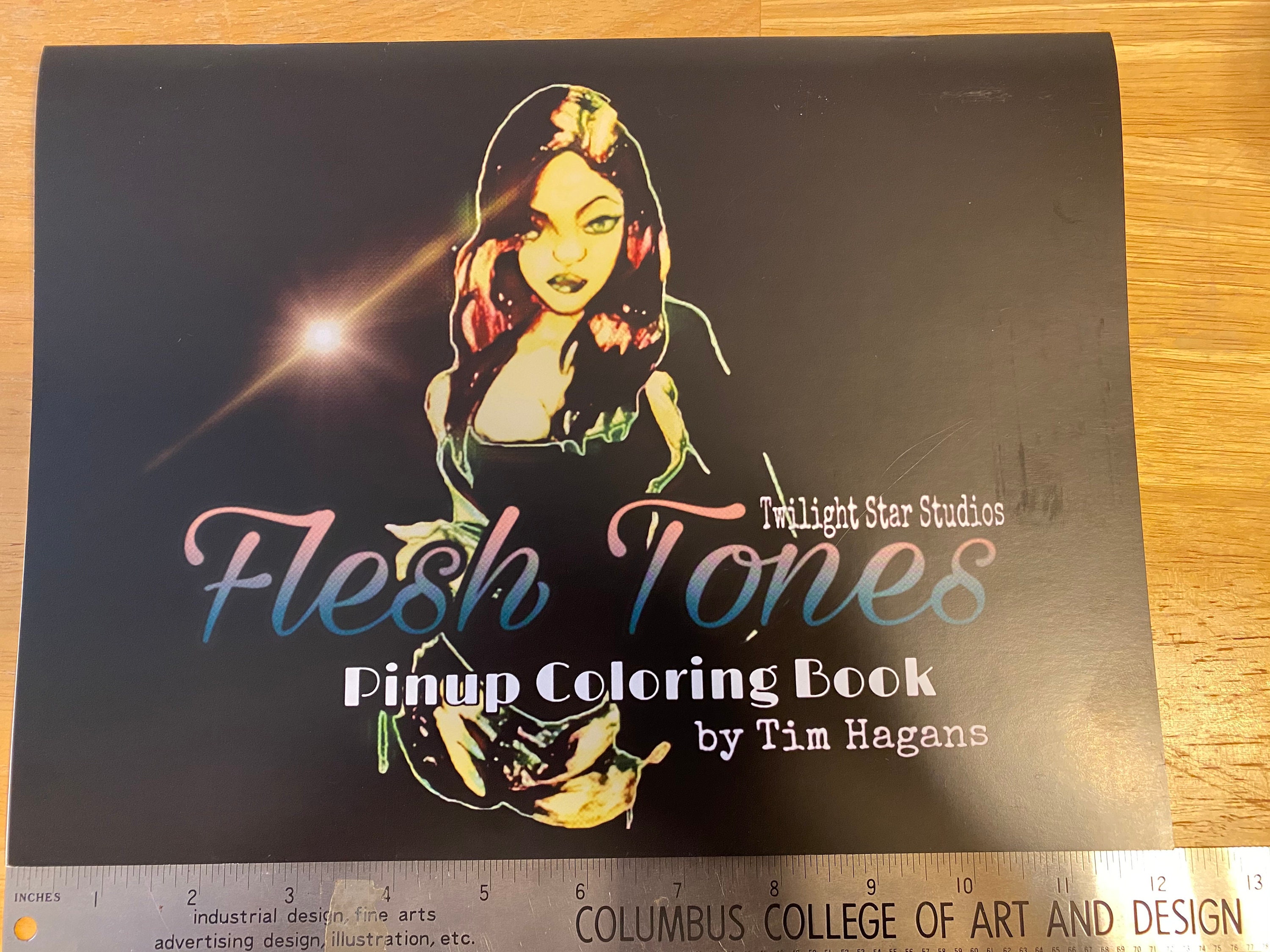 Stickers, Adult Pin up Coloring Book - Etsy