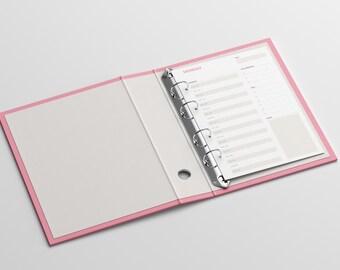 Daily Routine Planner Half Letter Undated Printable Insert Habit ...