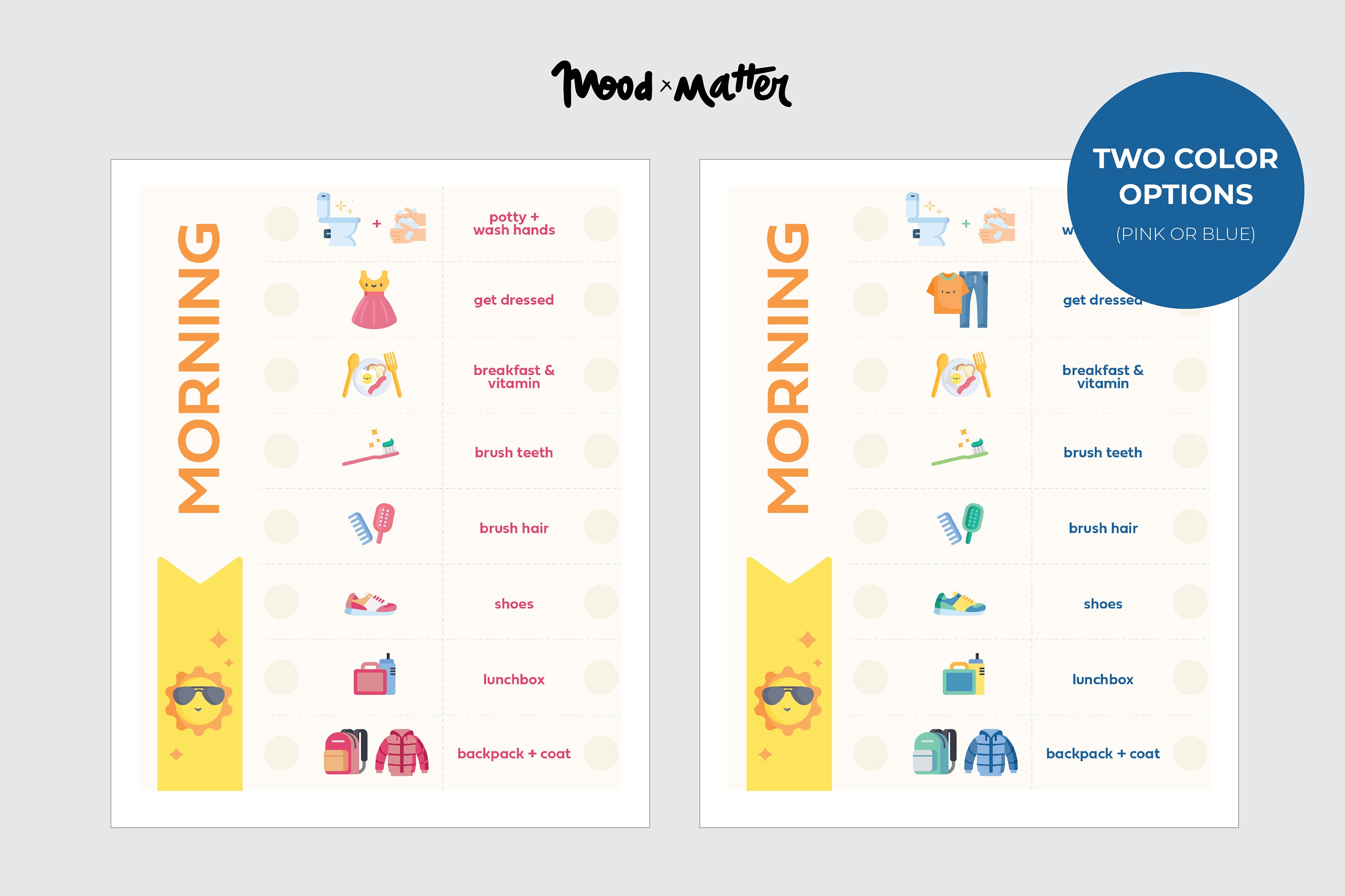 Printable DIY Flip Routine Chart for Kids - Etsy