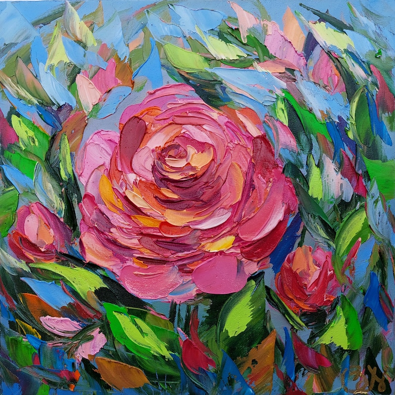 Rose Artwork - Etsy
