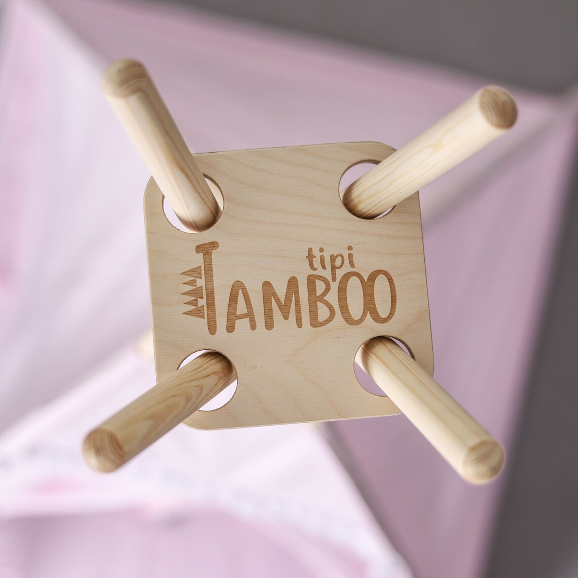 Powder Pink Teepee Tipi TAMBOO Teepee Tent Teepee Tent for - Etsy