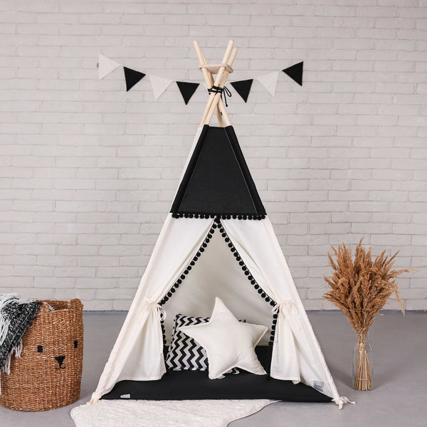 Black Teepee - Etsy