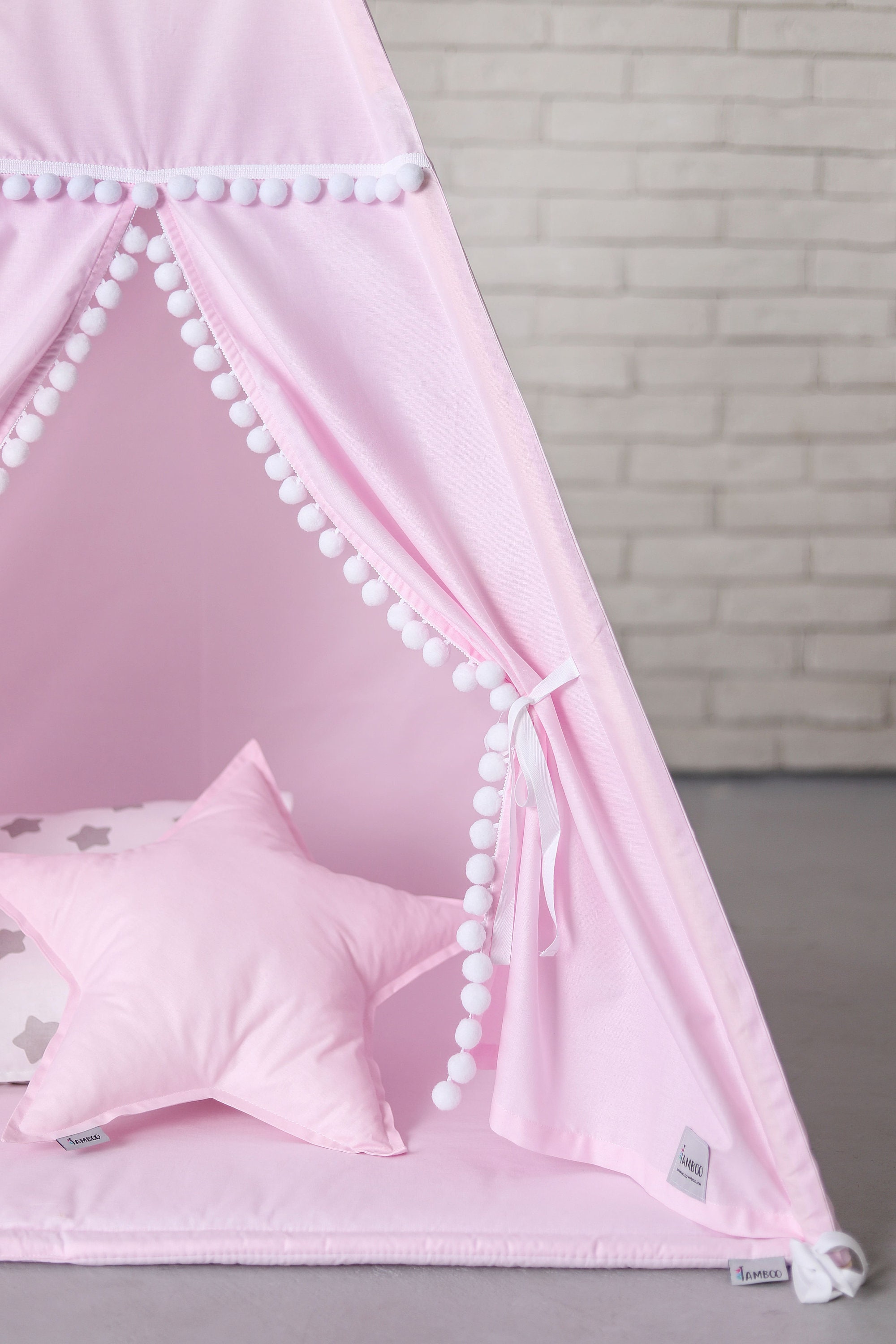 Powder Pink Teepee Tipi TAMBOO Teepee Tent Teepee Tent for - Etsy