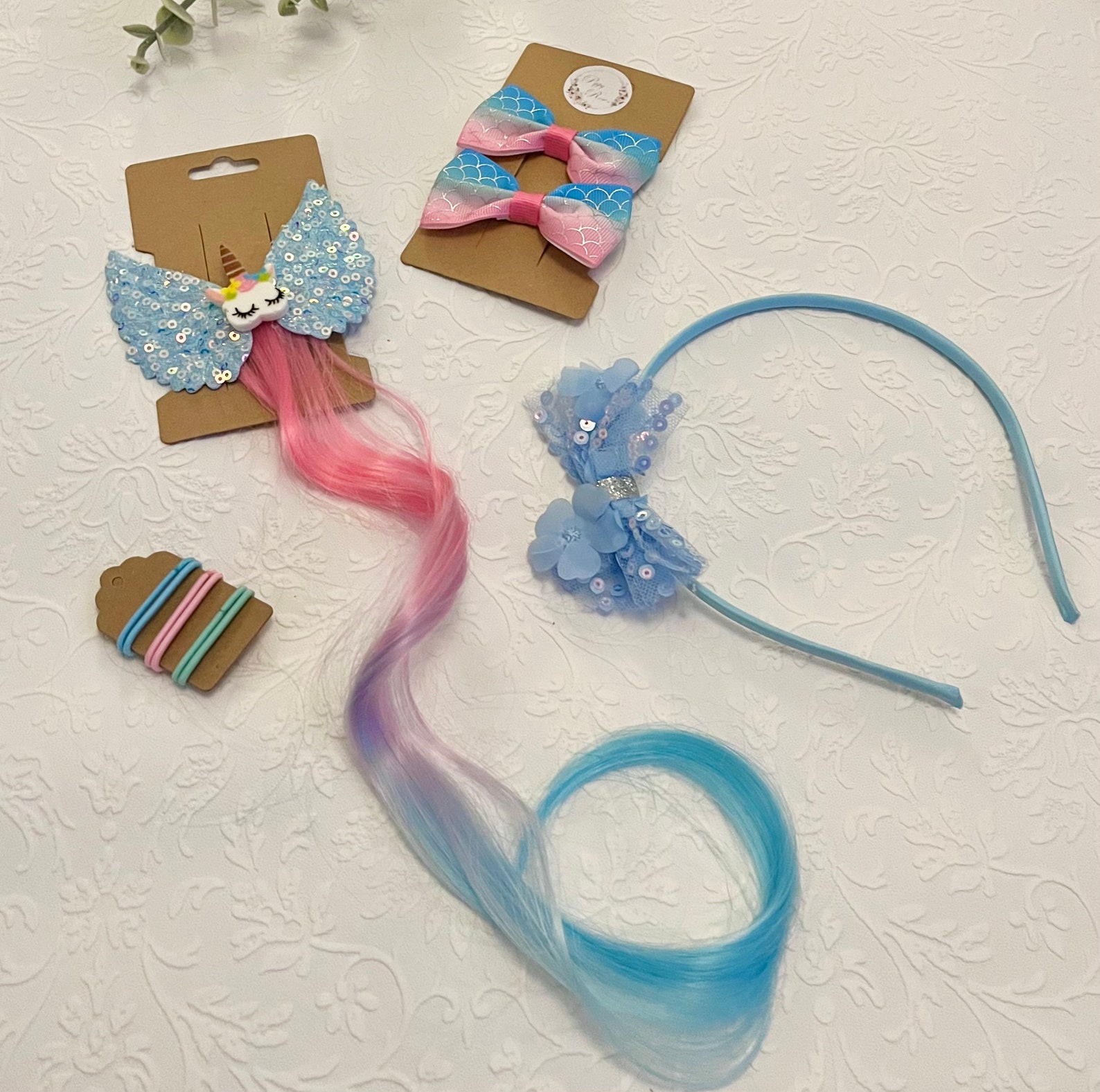 Birthday Hair Set Girls Gift Set Hair Clips Hair Bands Girls Hair ...