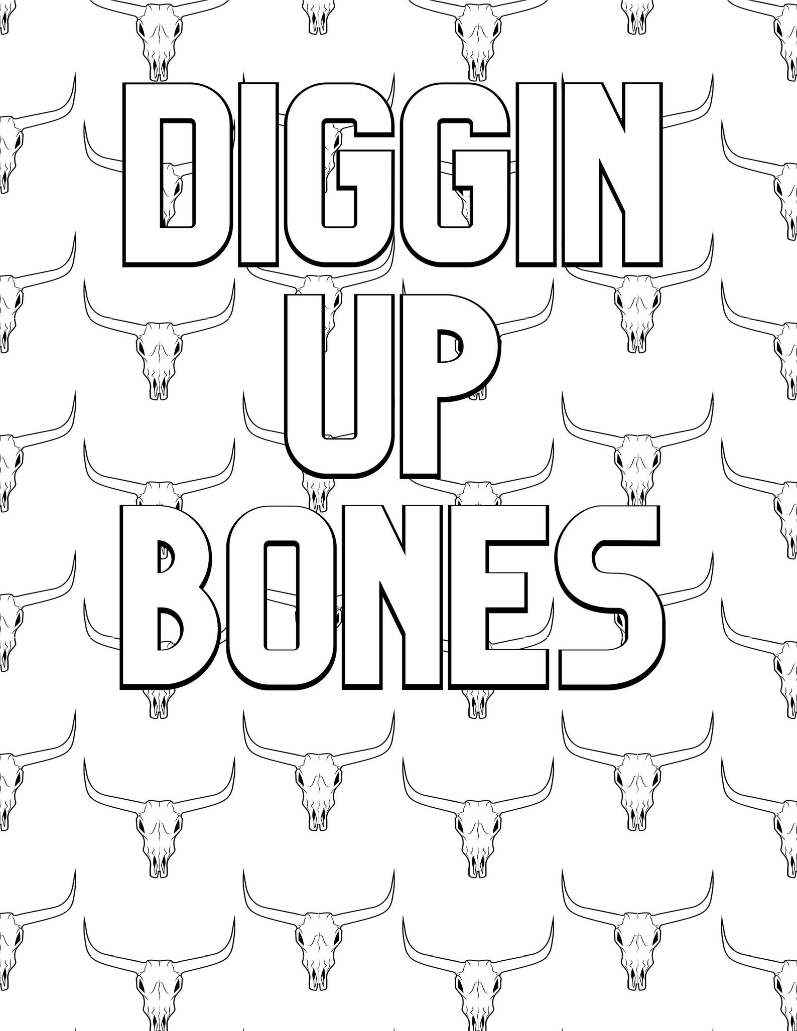 Country Music Lyric Art Printable Coloring Pages With Western Design - Etsy