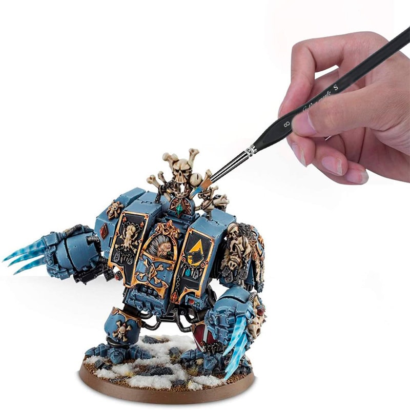 Kolinsky Sable Detail Paint Brush Set 10pcs Siberian Mink - Etsy