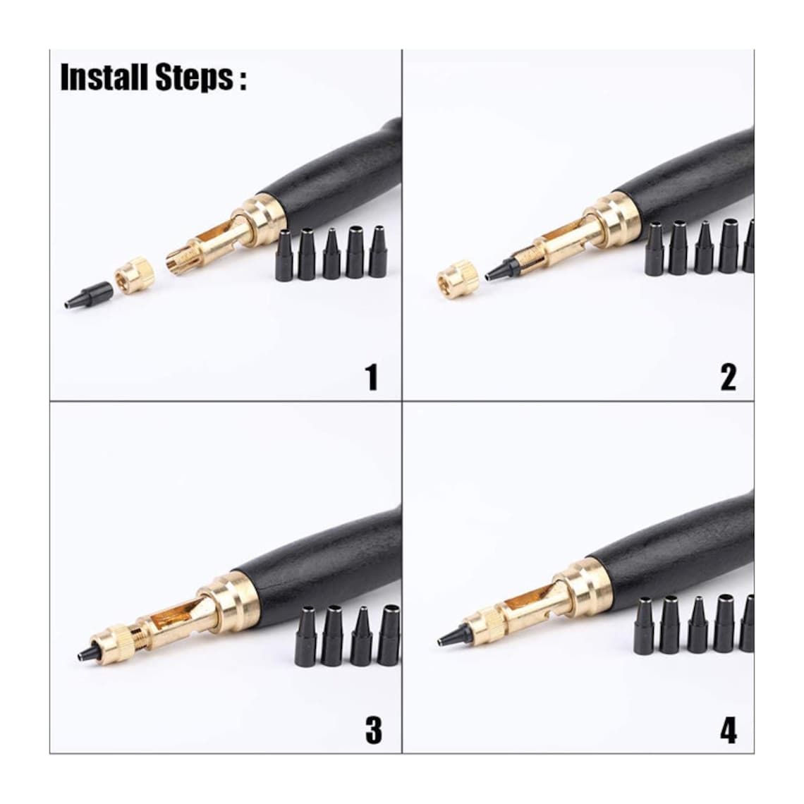 Japanese Screw Punch Screw Hole Punch6 Tip Sizes Leather | Etsy