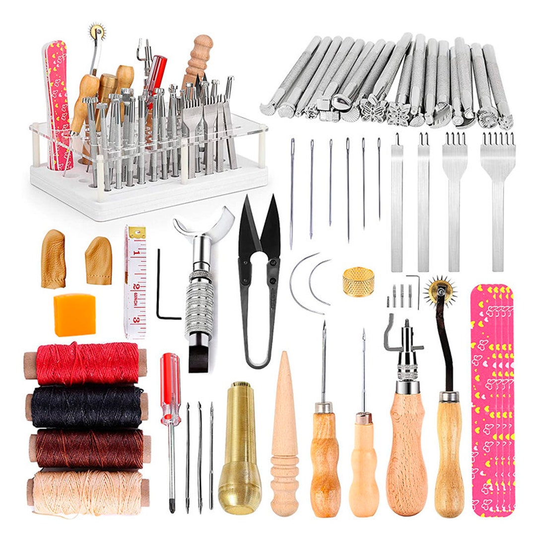 Leather Working Starter Kit Leather Working Tools and - Etsy