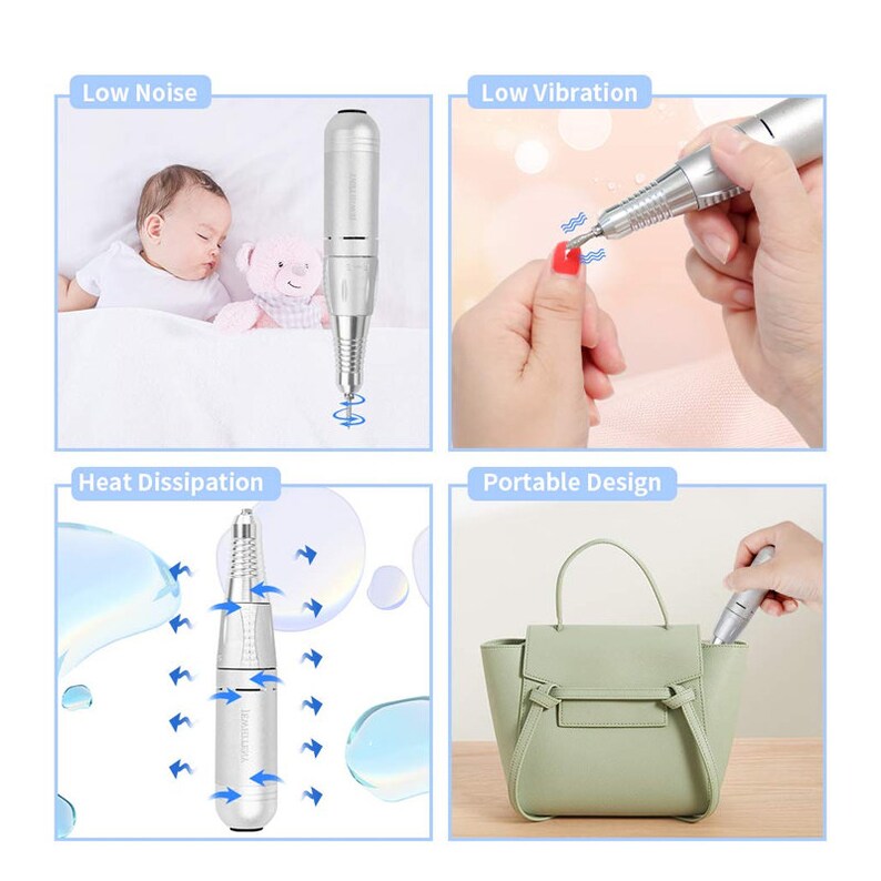 Portable Electric Nail Drill Machine Professional 35000 RPM - Etsy