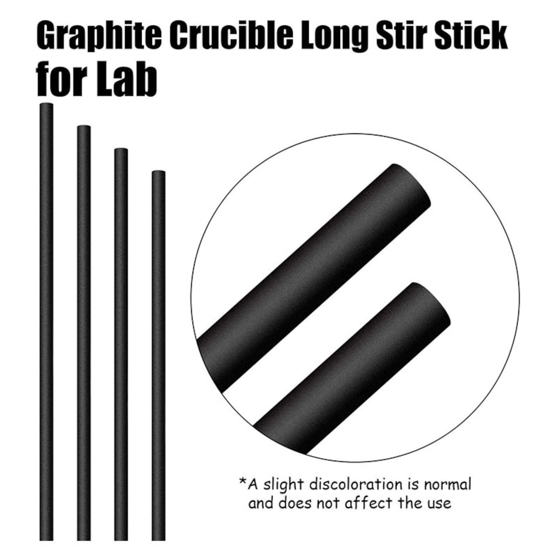 Graphite Stir Rod Stick Crucible Stir Rod Long Carbon Stirring - Etsy