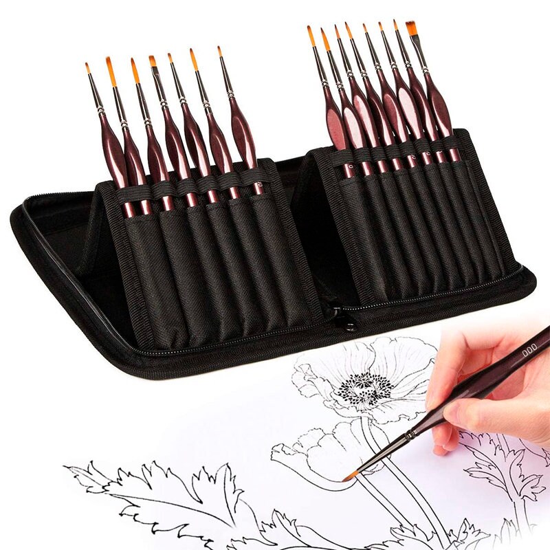 Detail Brush Set Pack of 15 brush different sizes Sculpting & Forming ...