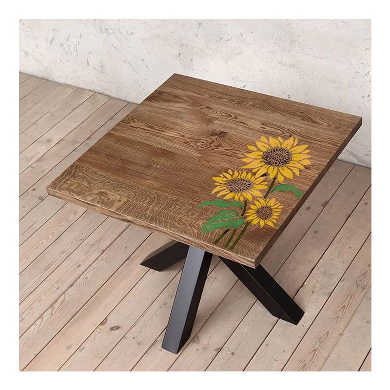 Large Sunflower Stencil 12x15 Inches Reusable Sun Flower - Etsy